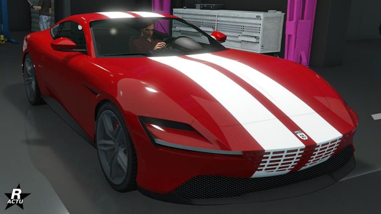 GTA Online : Grotti Stinger TT - Statistiques et infos de la voiture (Ferrari Roma) | Rockstar Actu